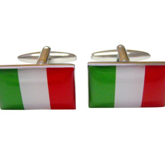 Kiola Designs | Accessories | Italy Flag Cufflinks | Poshmark